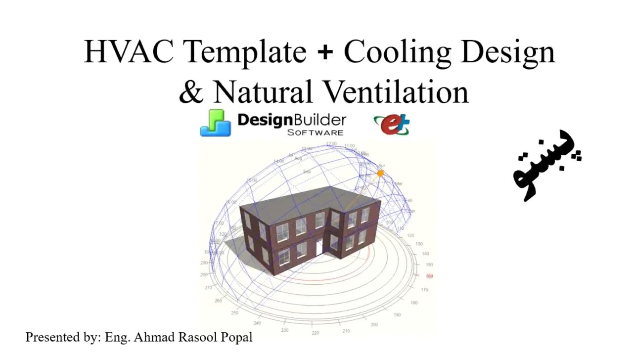 #Designbuilder.4: HVAC Template+Cooling Design and Natural Ventilation in #Pashto language - YouTube