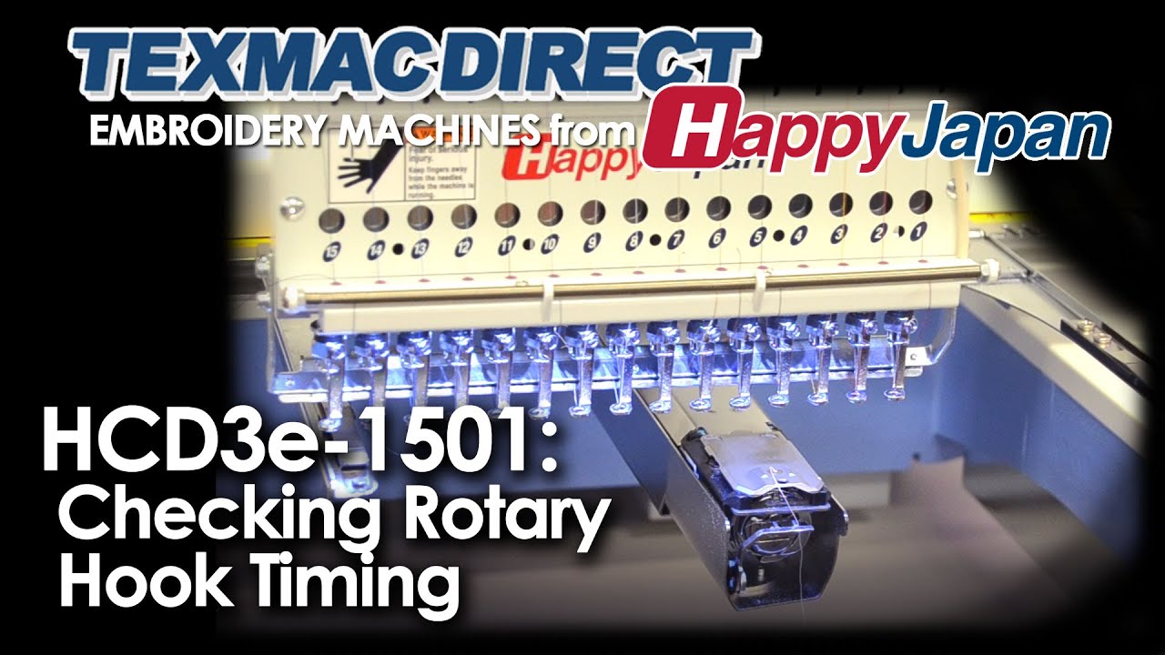 Troubleshooting Your HCD3e-1501: Checking Rotary Hook Timing - YouTube