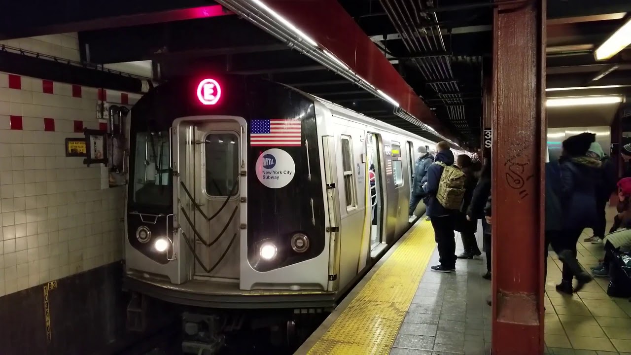 NYC Subway Action Plan E Train via the F Line - YouTube