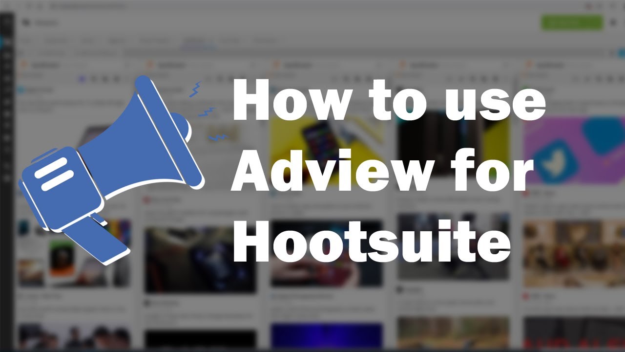 How to use Adview for Hootsuite - YouTube