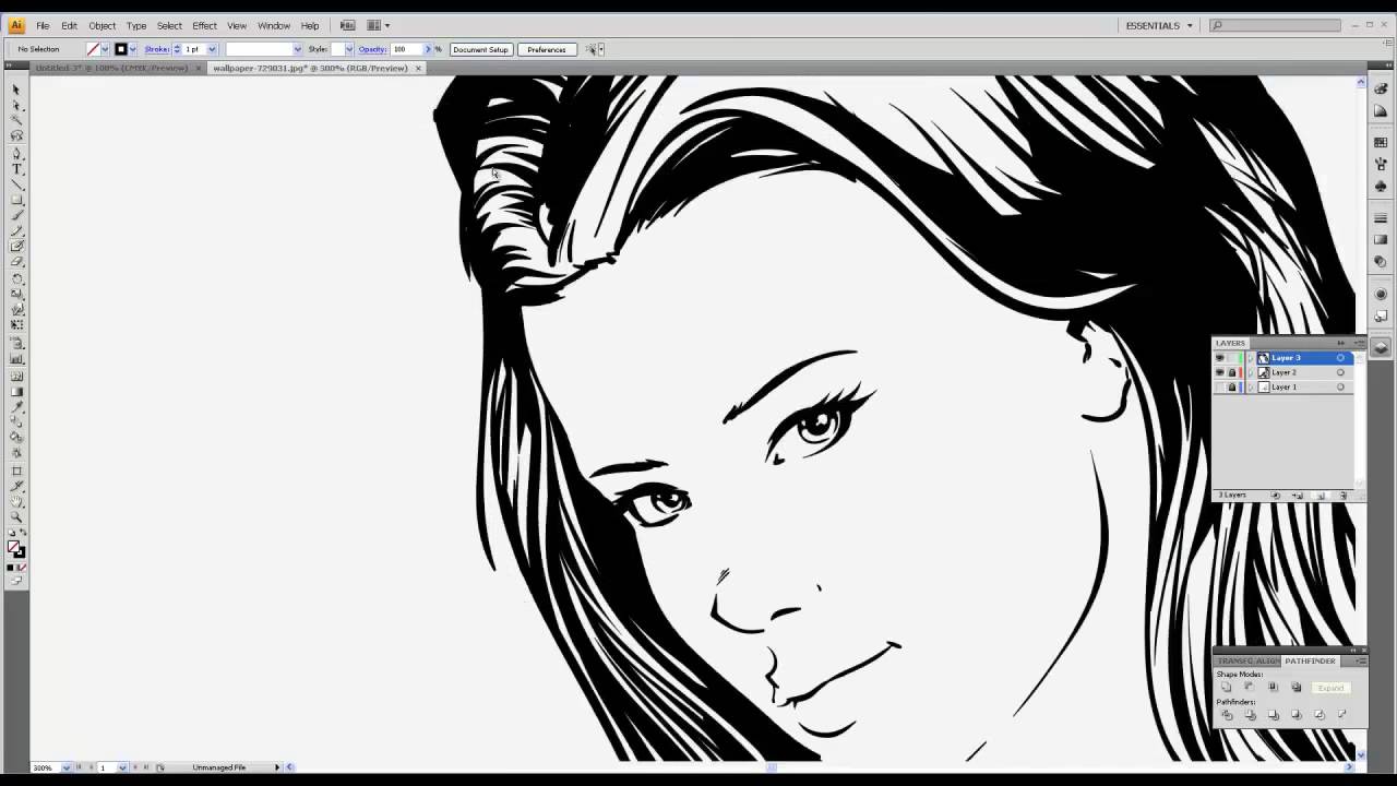 Copy of TUTORIAL "HOW TO DO A VECTOR PINUP IN ADOBE ILLUSTRATOR" - YouTube