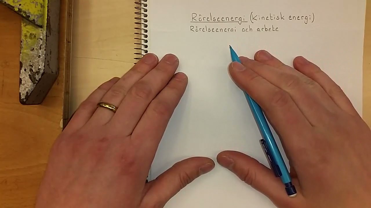 Fysik 1 Rörelseenergi (Kinetisk energi) - YouTube