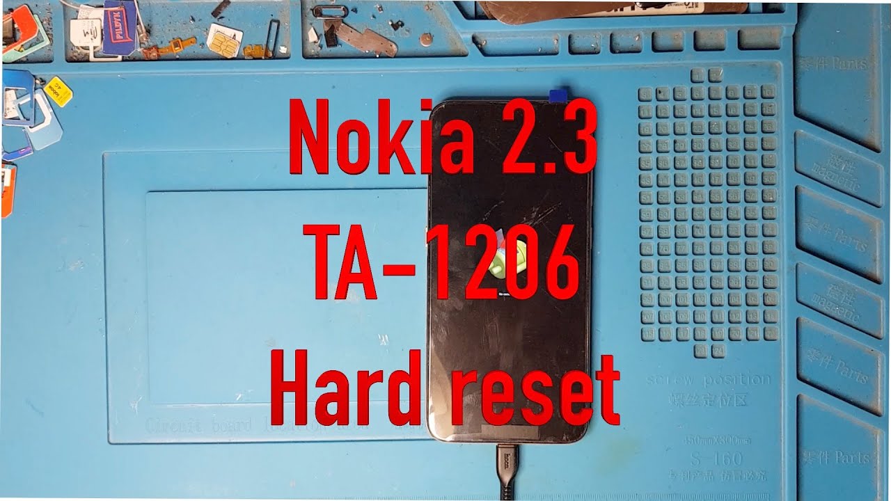 Nokia 2 3 TA 1206 Hard reset - YouTube