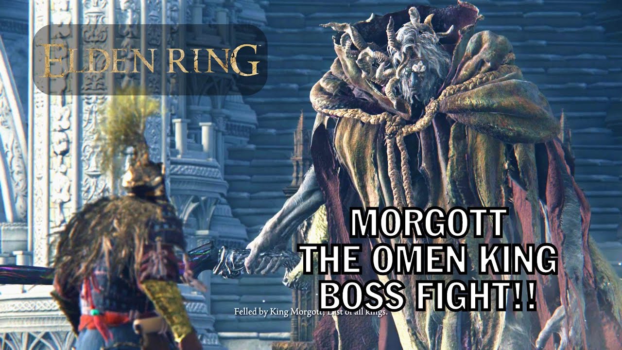 Morgott - The Omen King Boss Fight - Elden Ring - YouTube