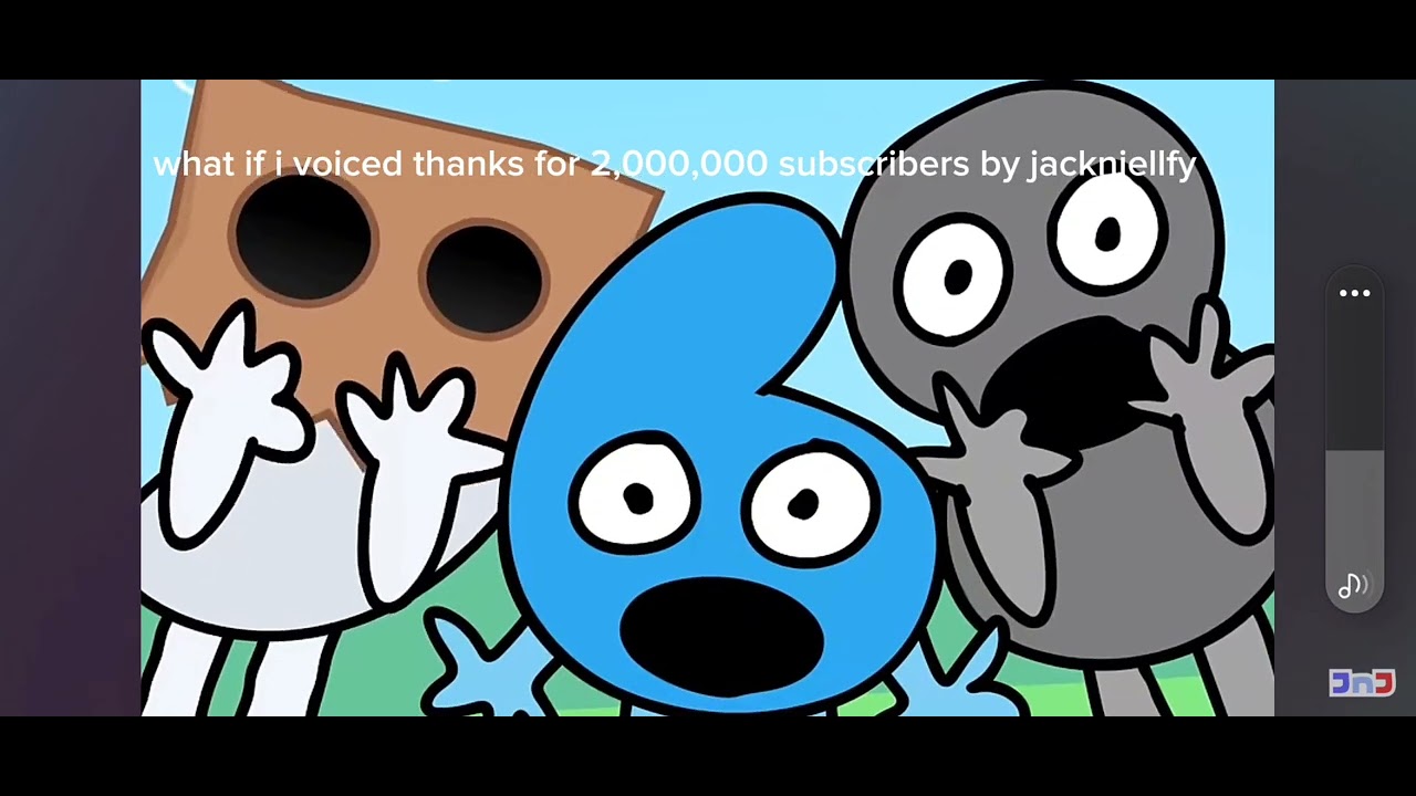 what if I voiced thanks for 2,000,000 subscribers by @BFDI - YouTube