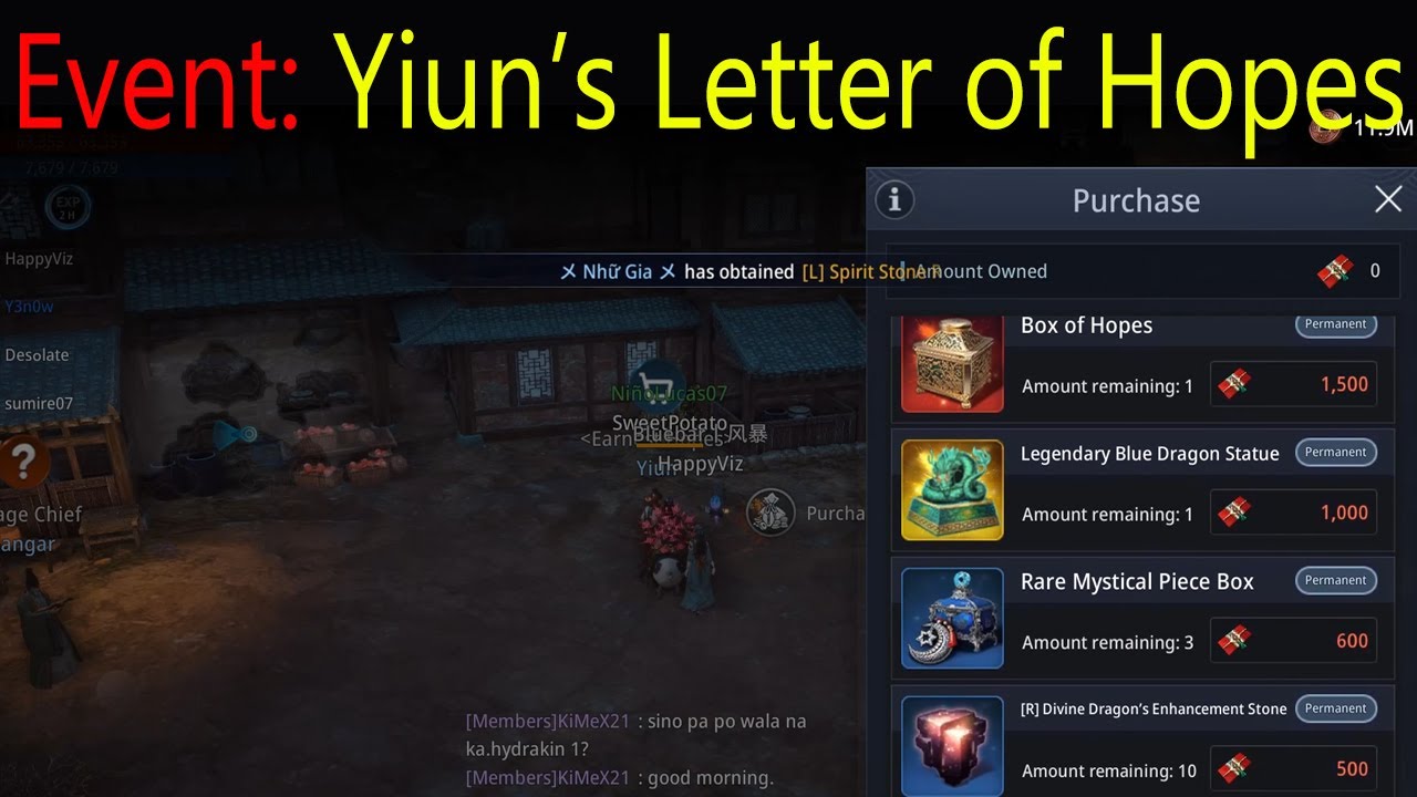 [SEA] - Mir 4 - Event: Yiun’s Letter of Hopes ! - YouTube