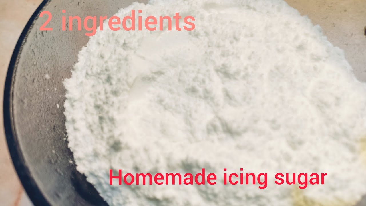 How to make icing sugar/homemade icing sugar/ tasty maker - YouTube