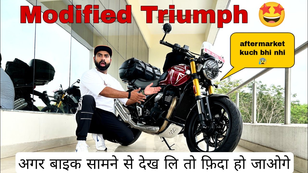 Fully loaded Triumph Speed & Triumph Scrambler 400X modified Triumph ...