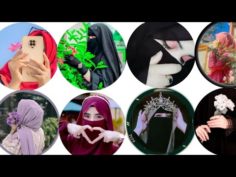 Stylish hijabi girl dp status wallpaper picture and image 
