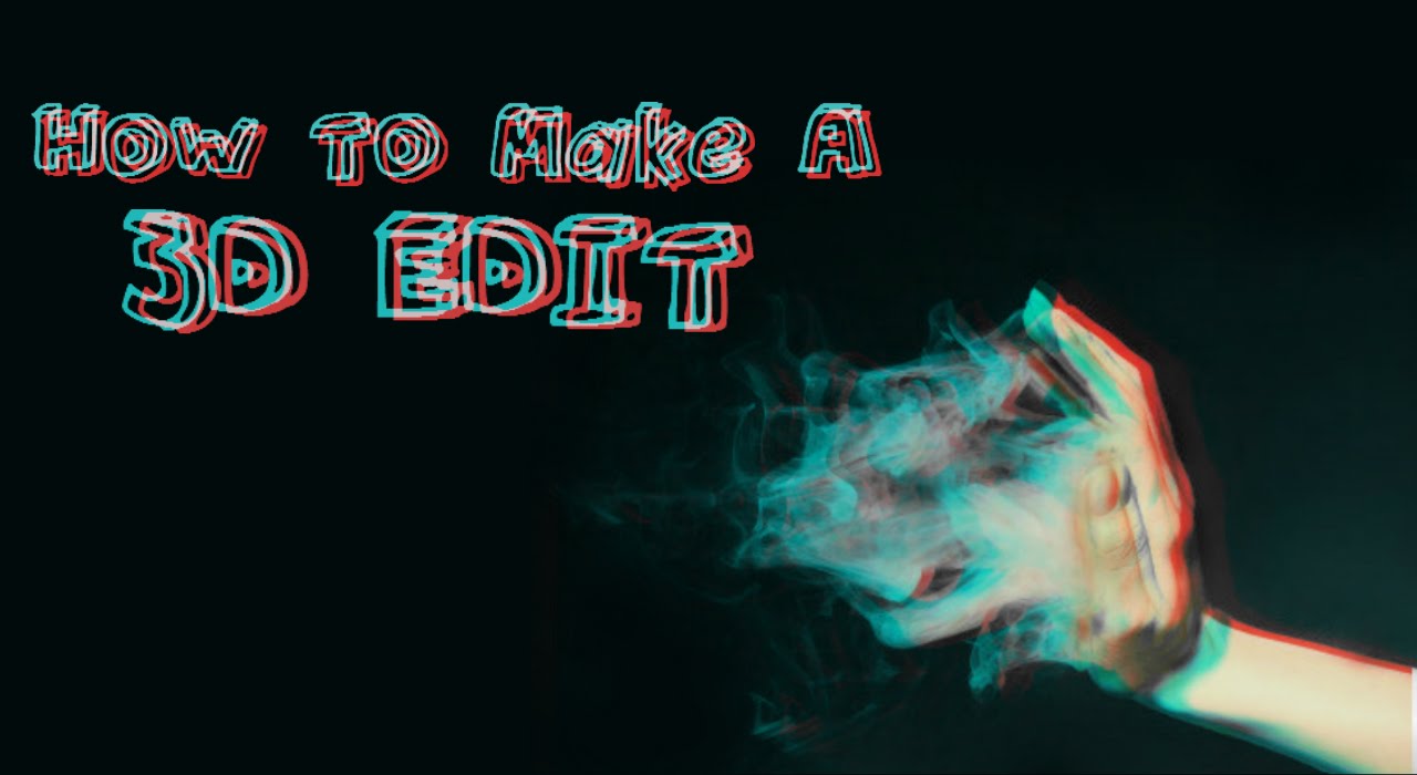 How to Make a 3D Edit using Pixlr - YouTube