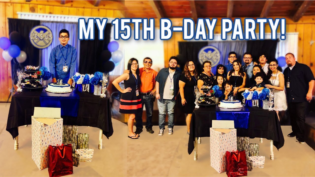 My 15th Birthday Party: piñata, cake, music, dances, and more! - YouTube