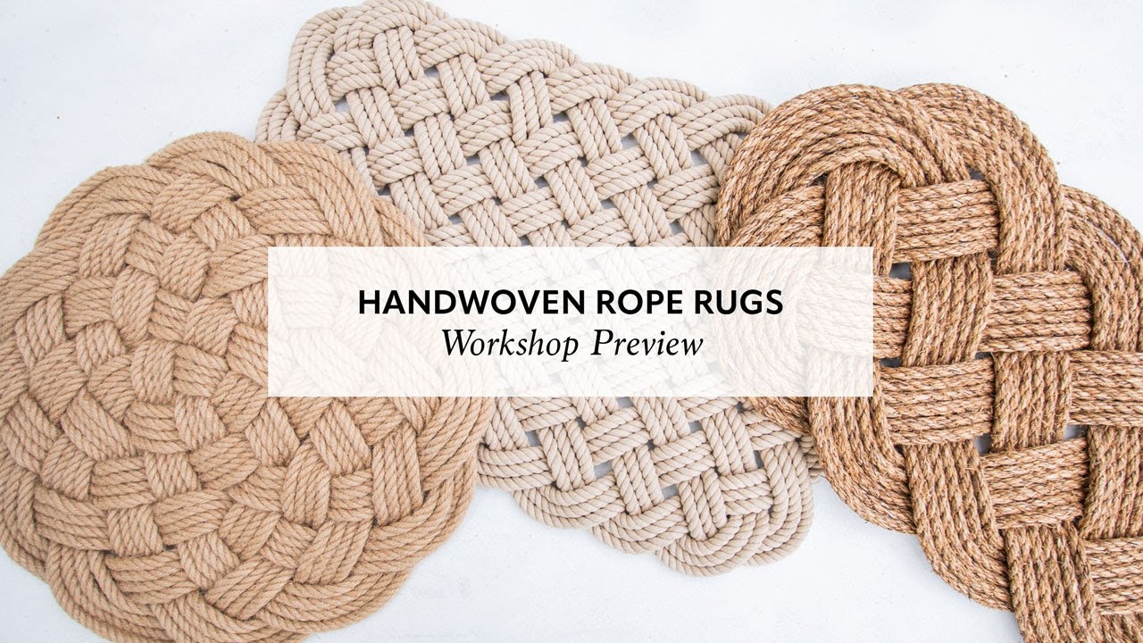 Handwoven Rope Rugs Premium Workshop with Amanda Whited - YouTube