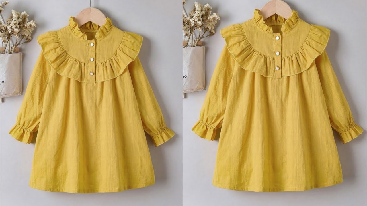 Baby Top Cutting And Stitching//Designer Top For Babies - YouTube