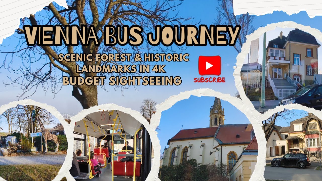 "Vienna Bus Journey 🌲🚍 Scenic Forest & Historic Landmarks in 4K ...