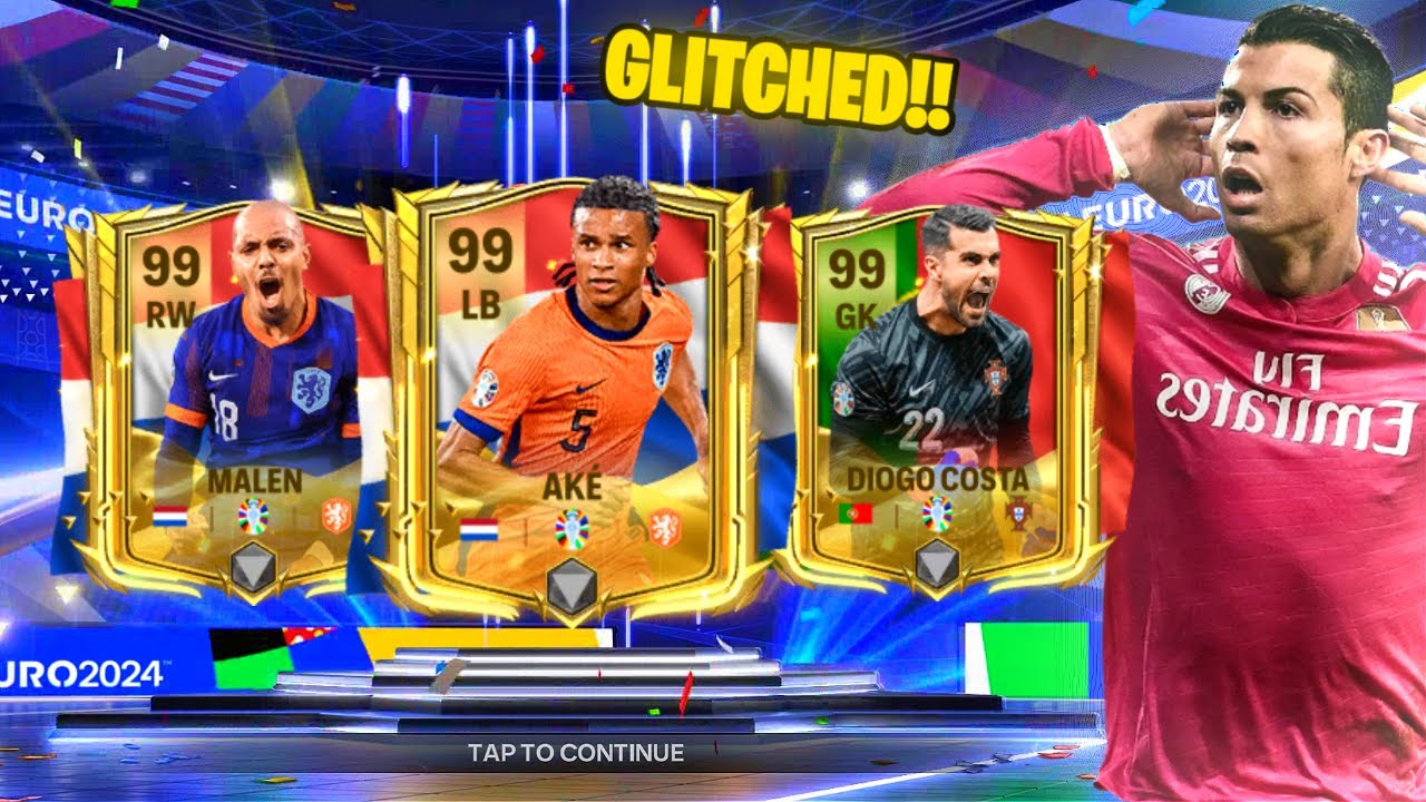 I Found a GLITCHED Pack and Packed 99 OVR Cards!! - FC MOBILE - YouTube