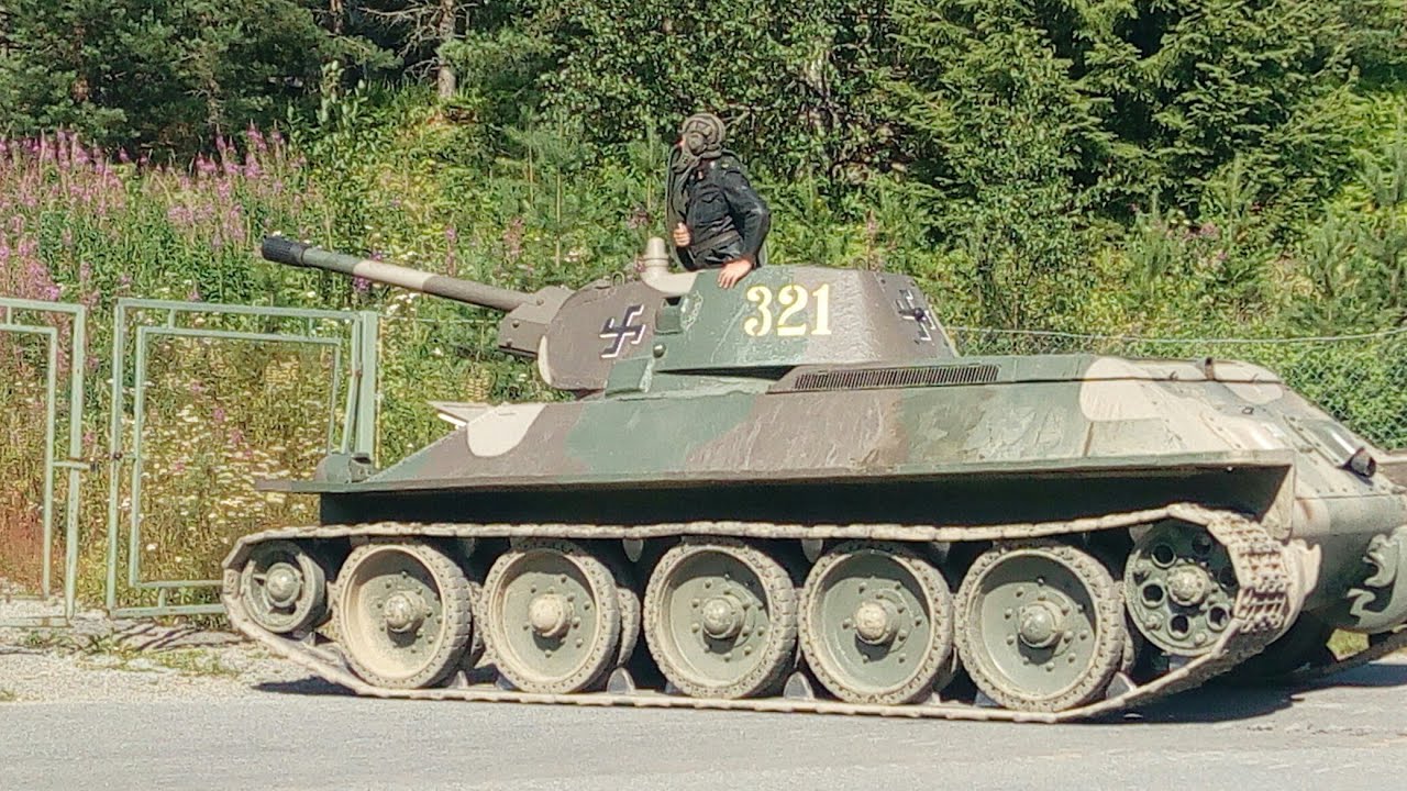 Finnish WW2 T-34 - YouTube