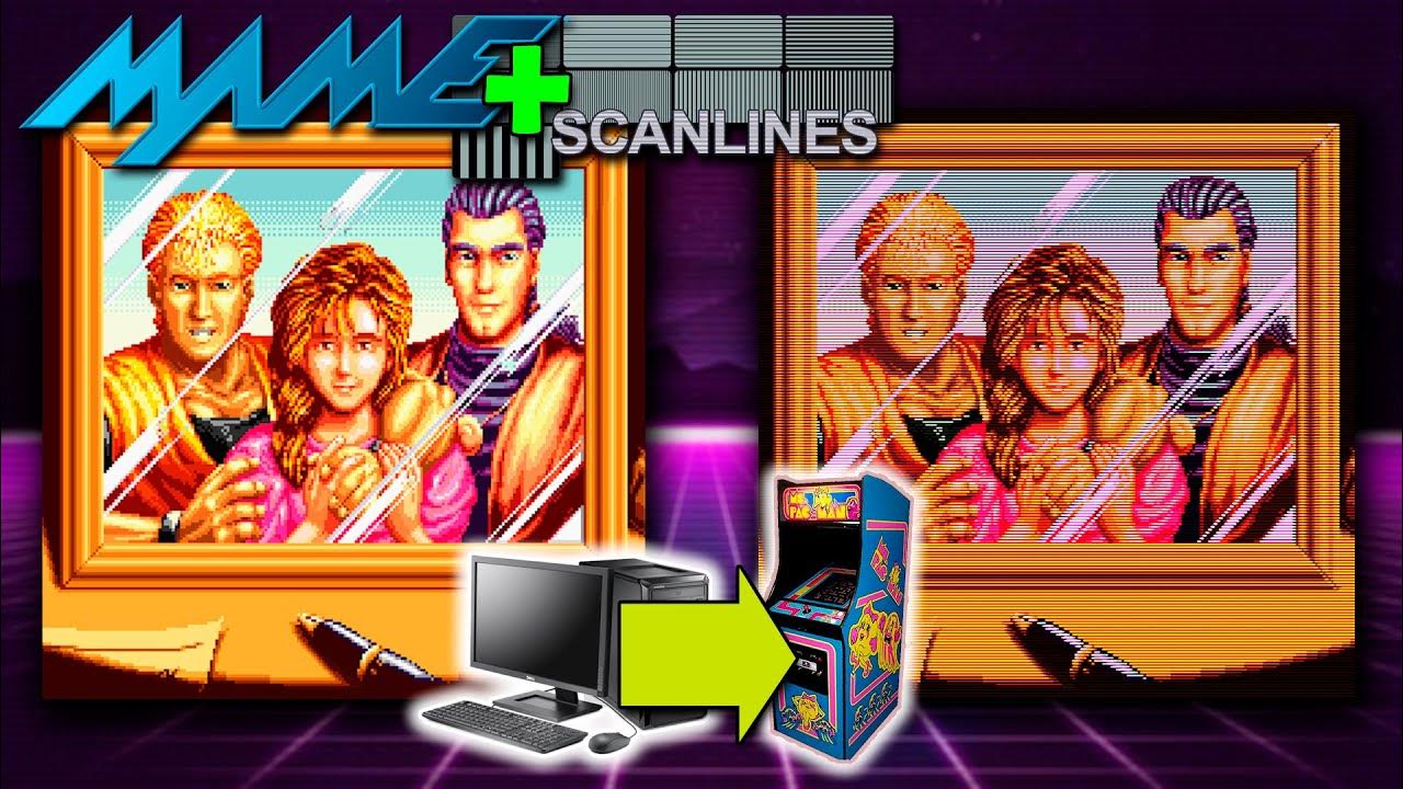 Aplicar "scanlines" en MAME utilizando OpenGL (GLSL) - YouTube