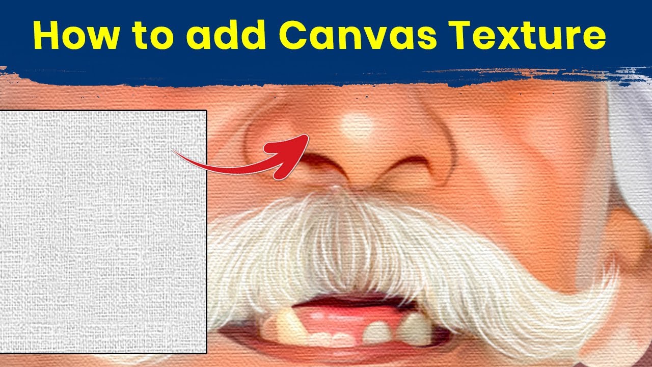 How To Add Canvas Texture In Photoshop YouTube How To Add Canvas Texture In Photoshop YouTube