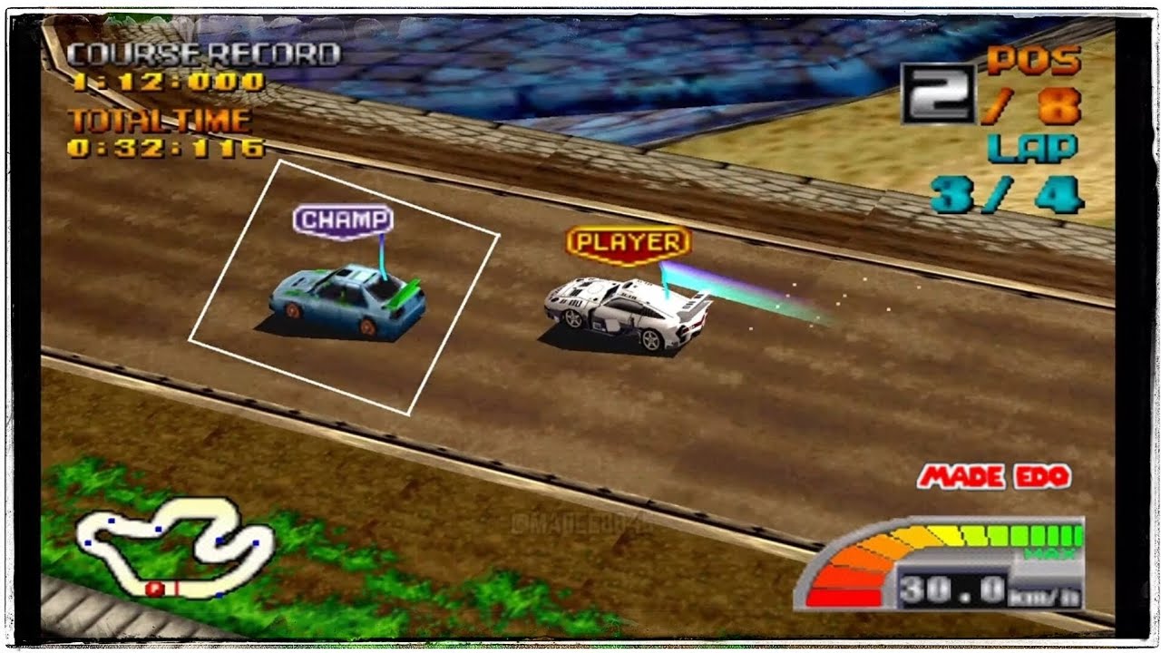 RC de GO! | Course 2 Off Road : Fountain Park | Duckstation (PS1) - YouTube