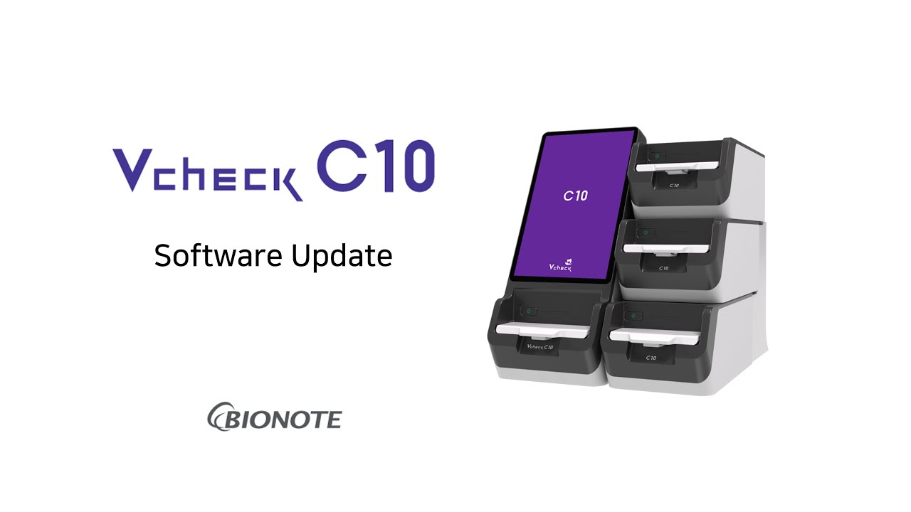 [BIONOTE] Vcheck C10 Software update_EN - YouTube