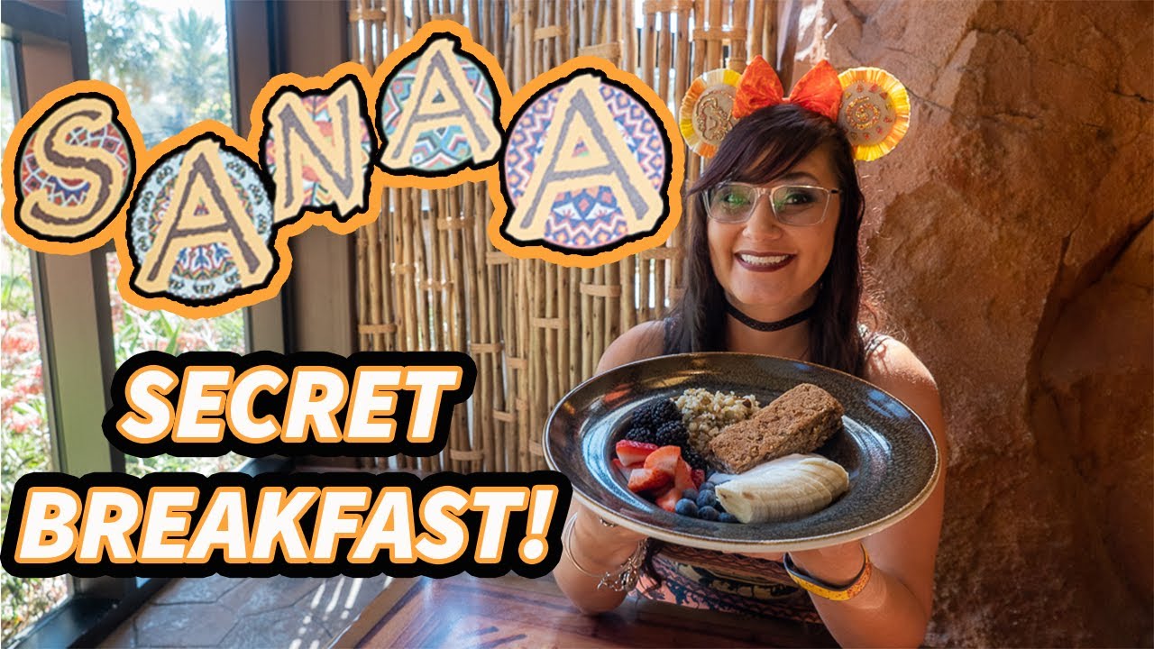 Sanaa BREAKFAST review 🦓 Animal Kingdom Lodge Kidani Village dining ...