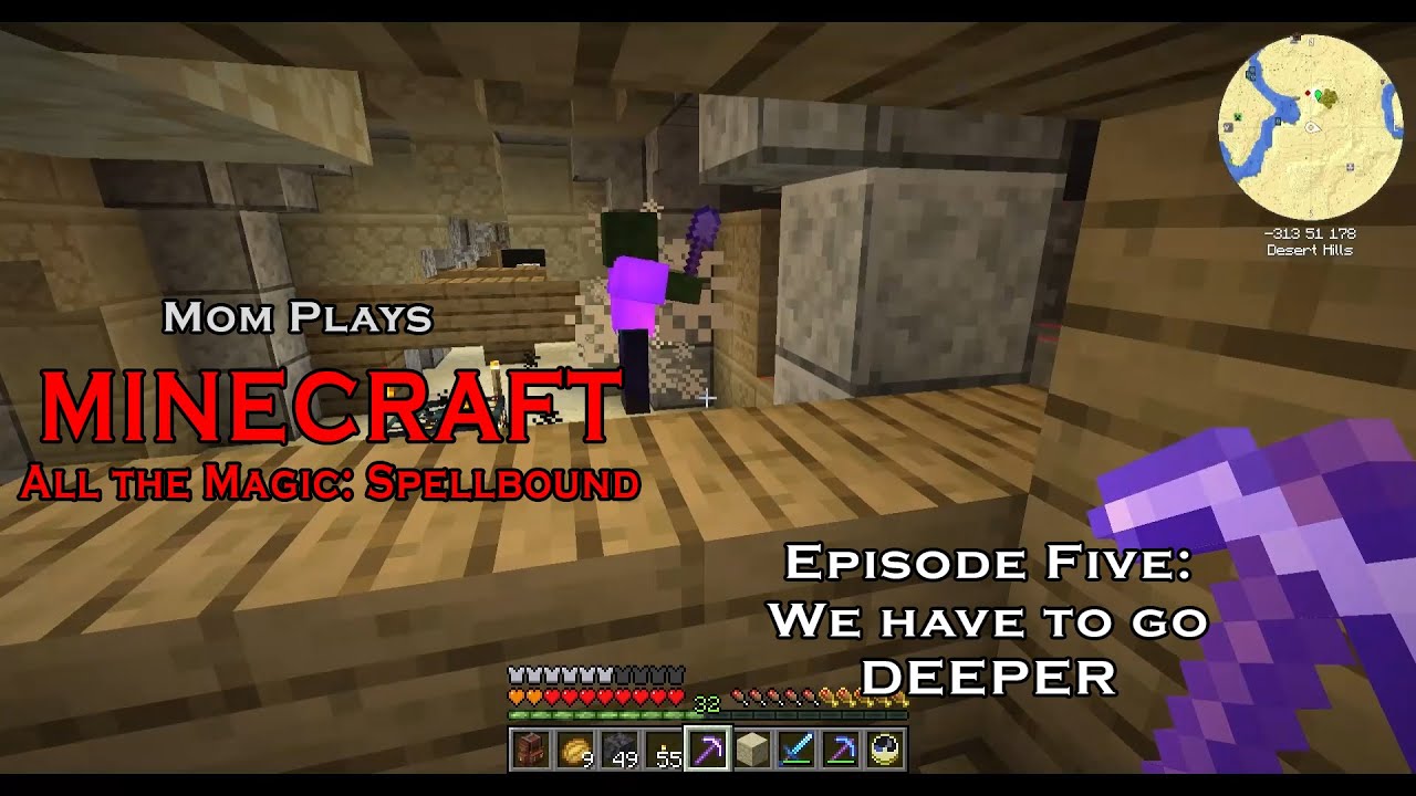 Mom Plays Minecraft All The Magic Spellbound Episode 5 - YouTube