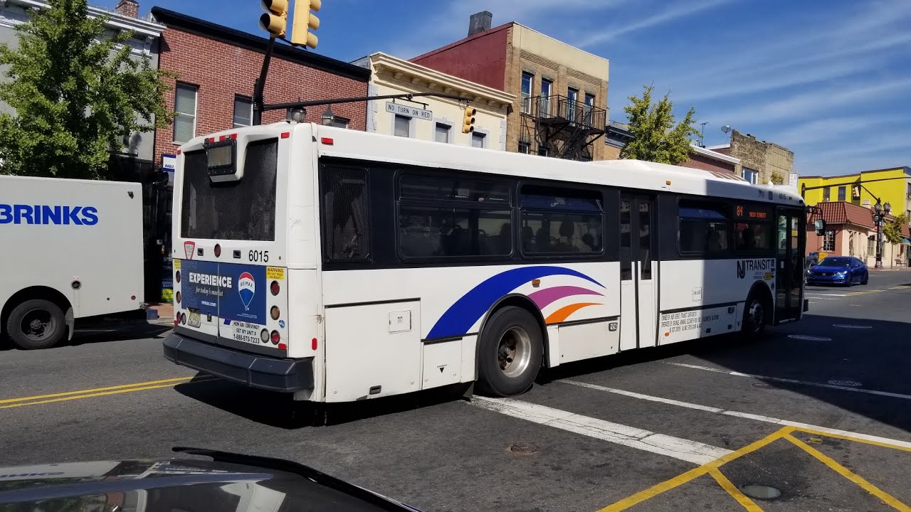 NJT ONE Bus 84 91st Street via Bergenline (𝐍𝐀𝐁𝐈 𝟒𝟎-𝐒𝐅𝐖 𝟔𝟎𝟏𝟓) - YouTube