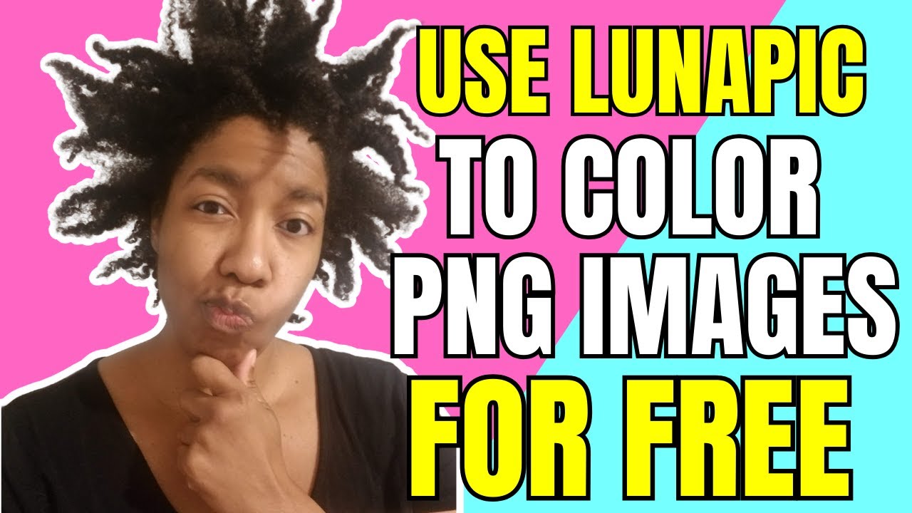 How to Digitally Color PNG Images for FREE Using Lunapic - YouTube