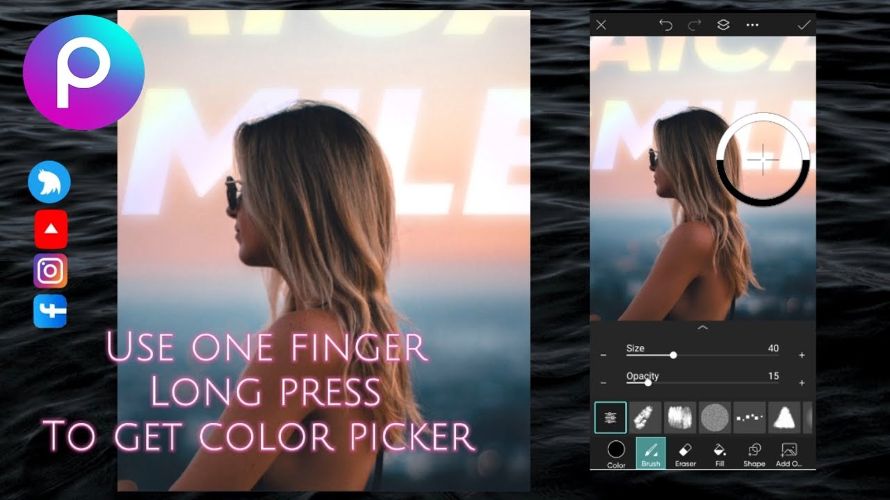 HOW TO EDIT GLOWING RAINBOW TEXT EFFECTS #picsart #tutorial - YouTube