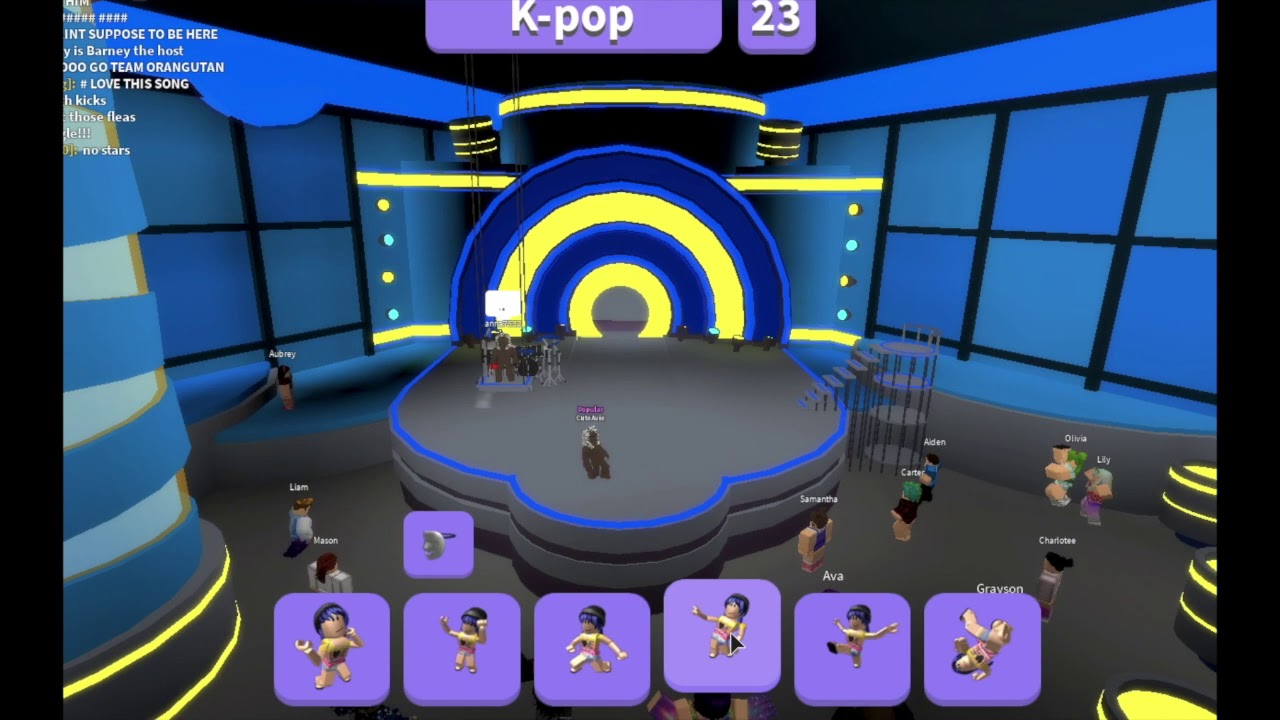 Roblox Dance Off (first video) - YouTube