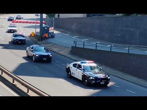 Coventry Big Alarm Police Car Parade - MotoFest 2024 - YouTube