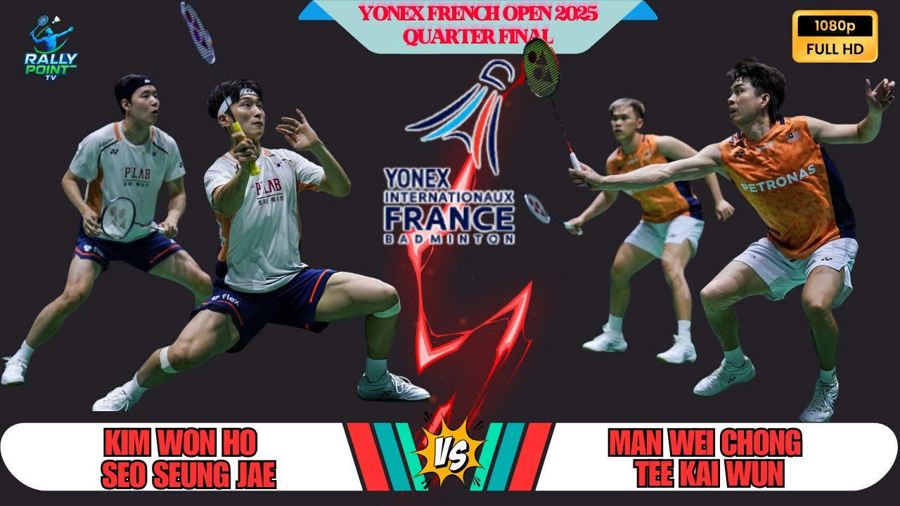 Kim Won Ho & Seo Seung Jae vs Man Wei Chong 🇲🇾 & Tee Kai Wun 🇲🇾 | QF ...