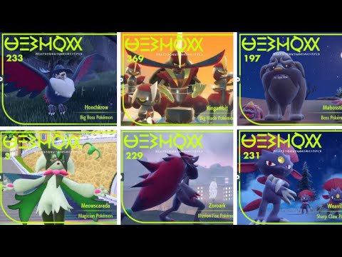 Pokemon Scarlet and Violet - Dark Type Moves - YouTube