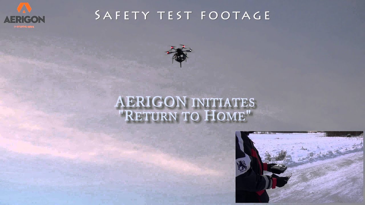 AERIGON cime drone by Intuitive Aerial - Return to Home Failsafe Safety ...