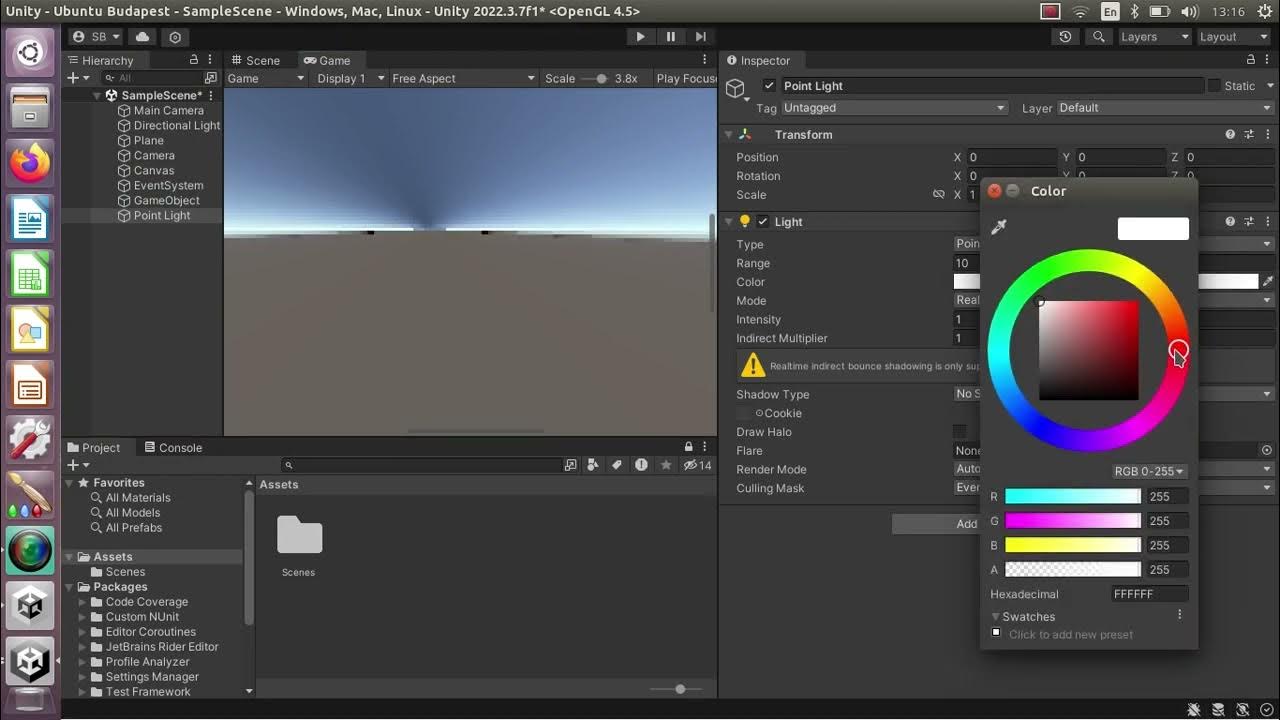 Create your new project in Unity Hub in Ubuntu - YouTube