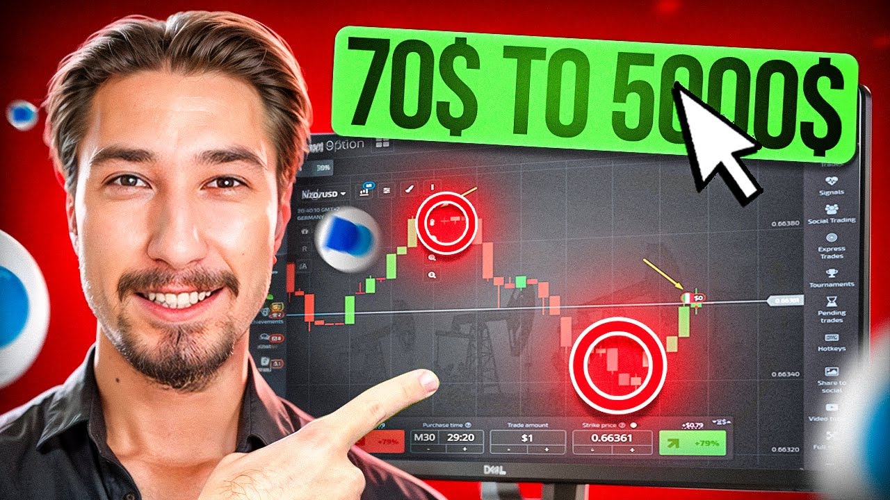 From $70 to $5,000 in a week | BEST POCKER OPTION STRATEGY | BINARY OPTIONS - YouTube