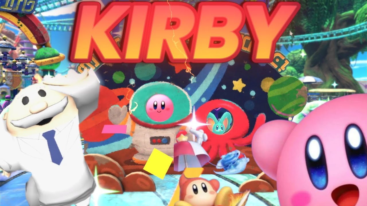 KIRBY PARQUE DE DIVERSIONES!!!! INES Y EL DR SIMI - YouTube