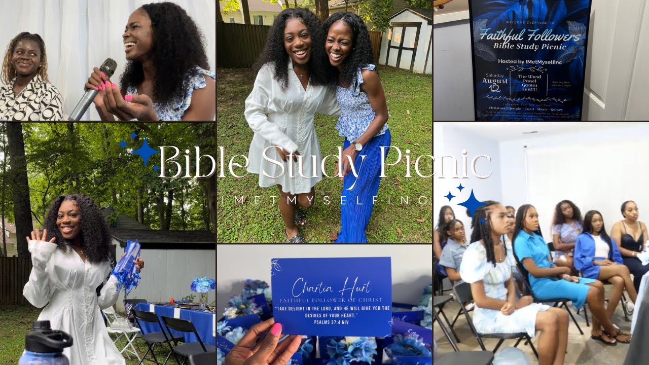 Bible Study Picnic 🧺💙 @IMetMyselfinc - YouTube