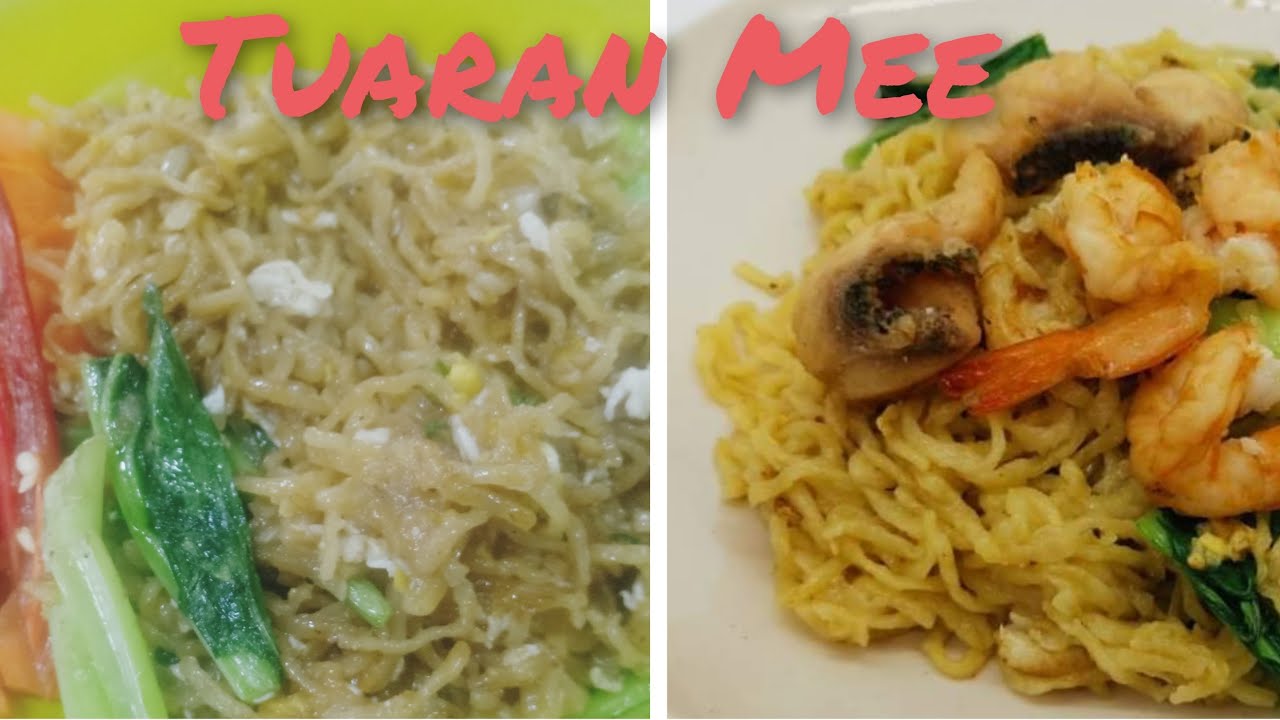 Cara Membuat Dan Memasak Tuaran Mee#sangat sedap - YouTube