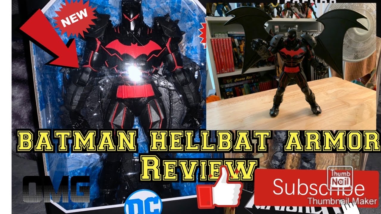 Batman hellbat armor review - YouTube