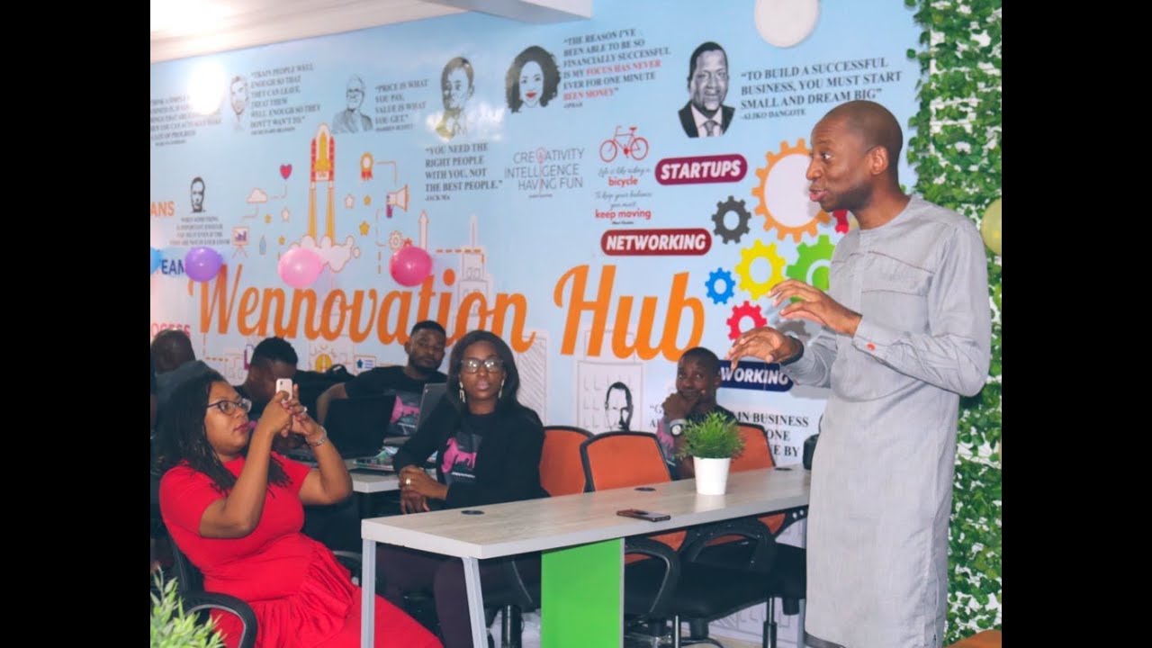 Lagos State Special Adviser,Tunbosun Alake visits Wennovation Hub - YouTube