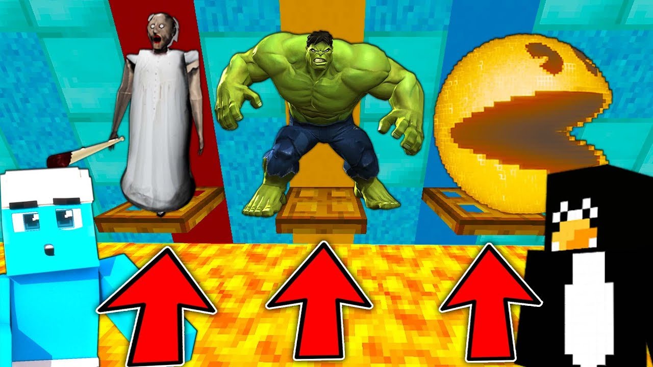 KTO WPADNIE!? - Hulk vs Granny vs PacMan | iSmerfiq - YouTube