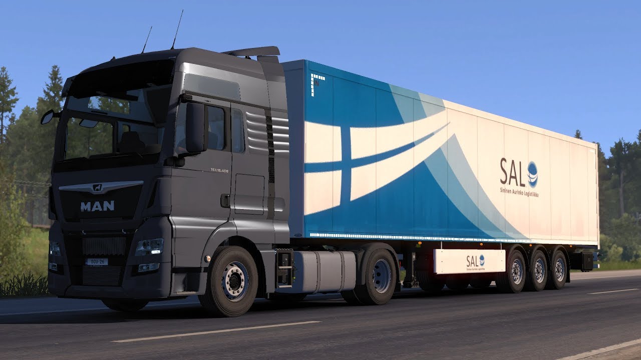 ETS 2 1.33 - Project Next-Gen Graphic Mod 1.5 - MAN TGX 18.400 Euro 6 ...