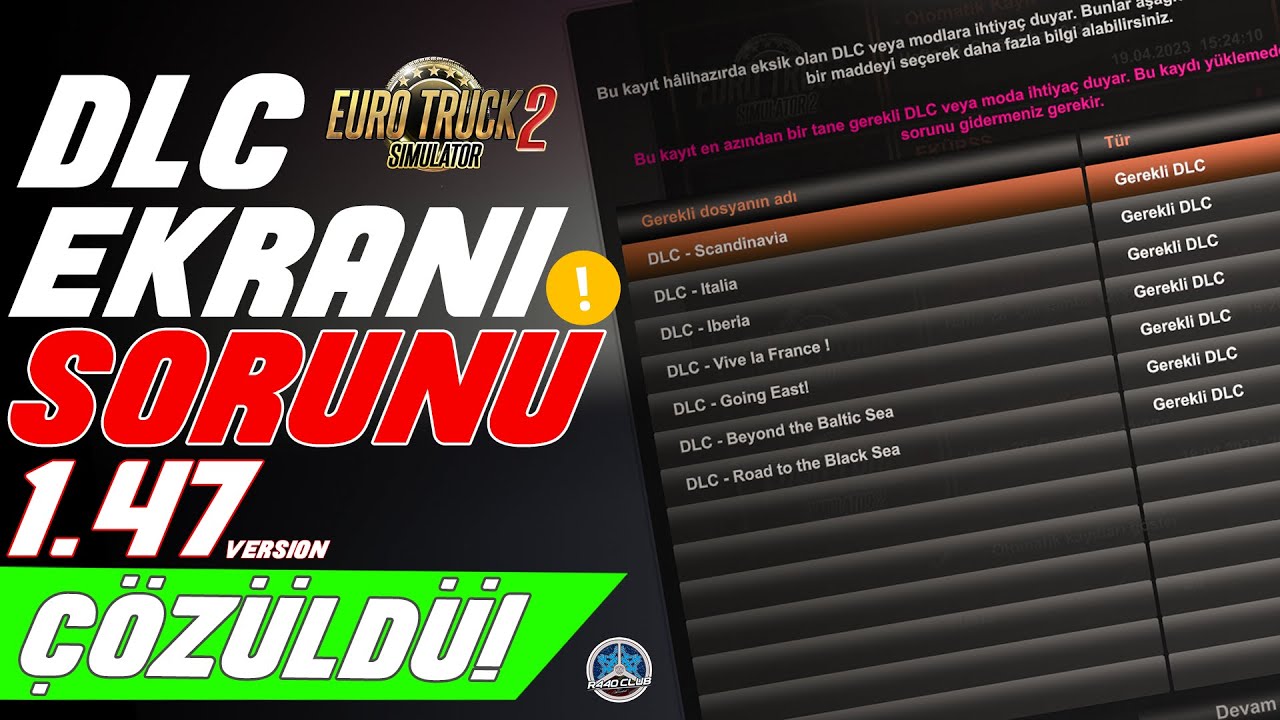 🟢 EKSİK DLC EKRANI NASIL GEÇİLİR? 🤔| 1.47 SÜRÜMDE ESKİ SAVE AÇMAK ...
