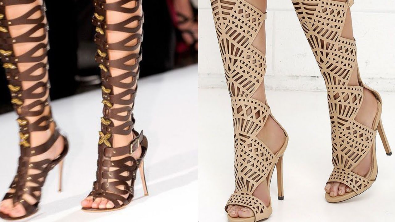 Most beautiful and stylish party wear long high heels shoes Collection ...