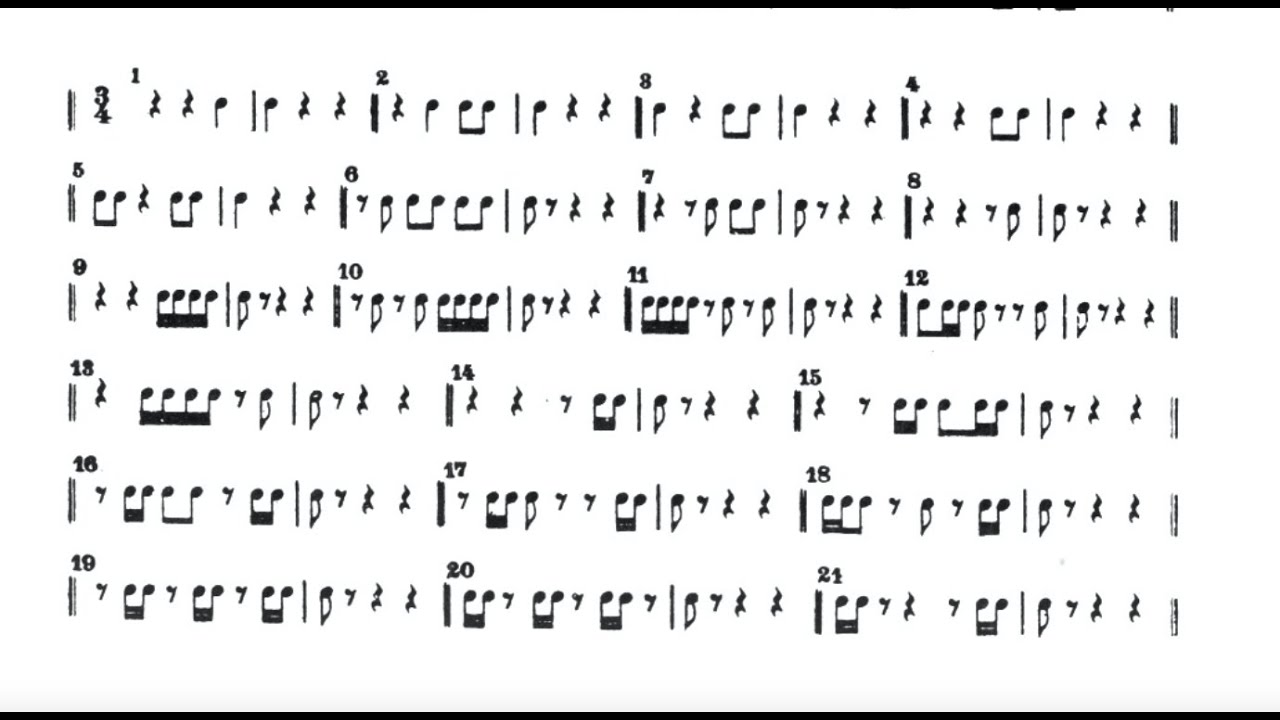 Pozzoli - Estudo rítmico - Quarta série (páginas 26 e 27) em 3/4 - YouTube