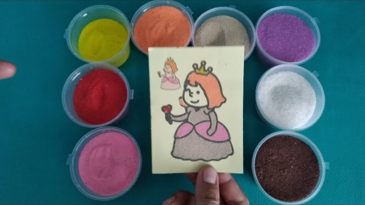 Princess drawing and coloring Princess properly and correctly learn to ...
