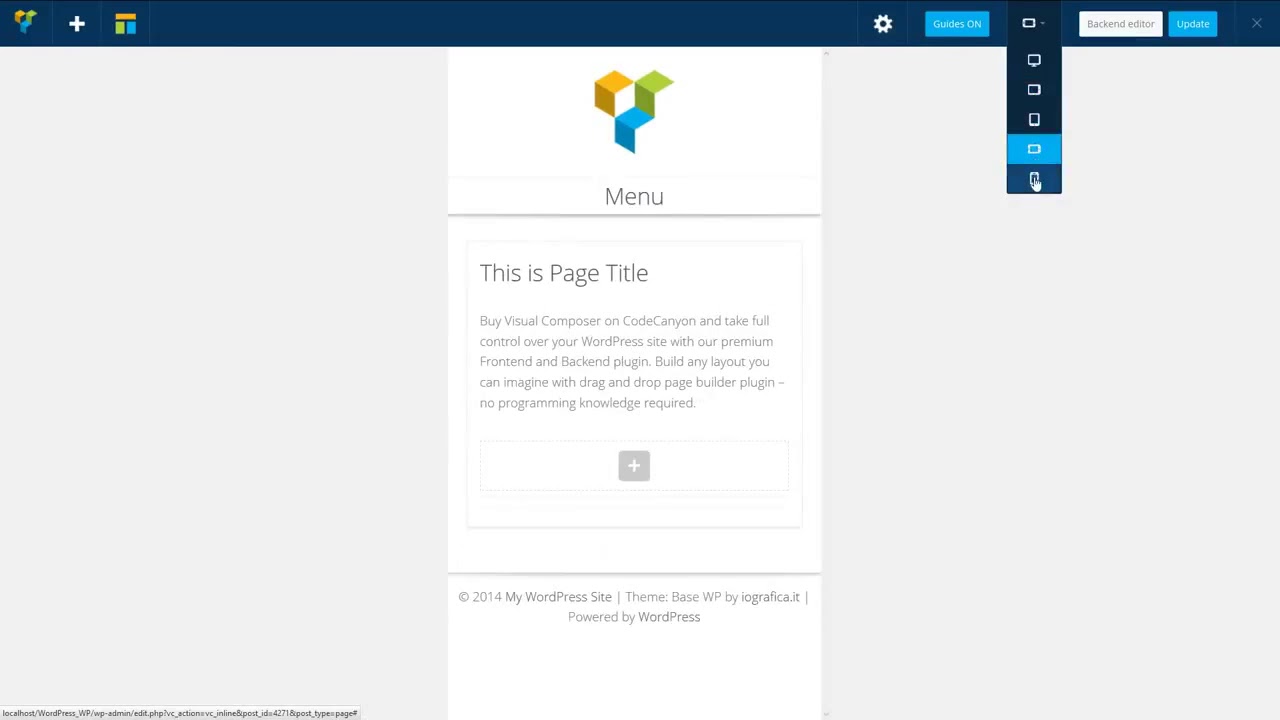 How to Check Responsive Design with WPBakery Page Builder - YouTube