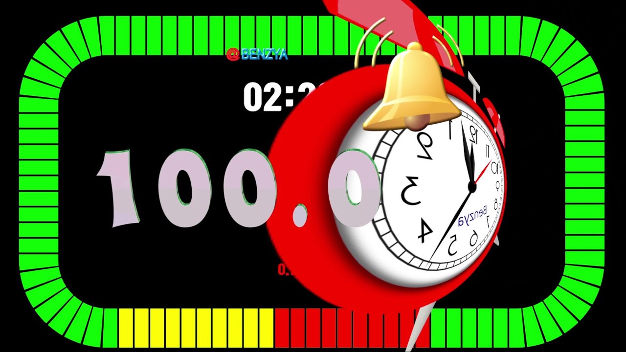 colorful rectangular 0 to 100 voice countup timer alarm🔔 - YouTube