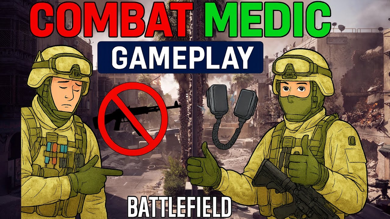 Battlefield 6 Beta Gameplay - DEFIB MEDIC - YouTube